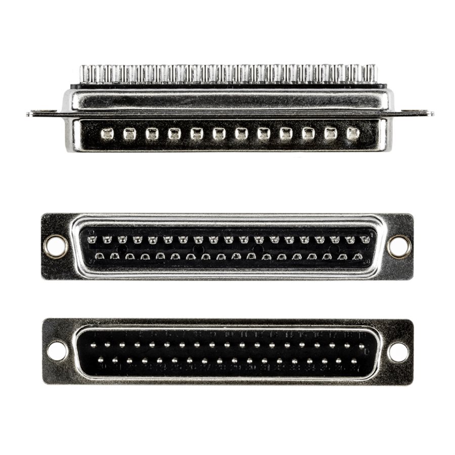 Amphenol CN-DSUB37PIN0-000 D-Subminiature (DB37 Male D-Sub) Connector, 37-Position Pin Contacts ...