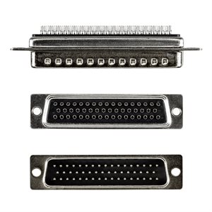 Amphenol CN-DSUB50SKT0-000 D-Subminiature (DB50 Female D-Sub) Connector, 50-Position Socket ...