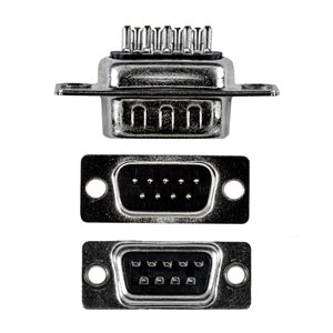 Amphenol CN-DSUB9SKT00-000 D-Subminiature (DB9 Female D-Sub) Connector ...