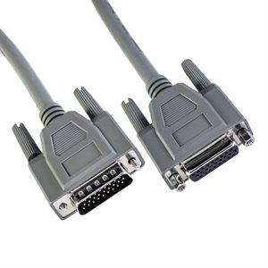 Amphenol CS-DSDHD15MF0-002.5 15-Pin (HD15) Deluxe HD D-Sub Cable ...