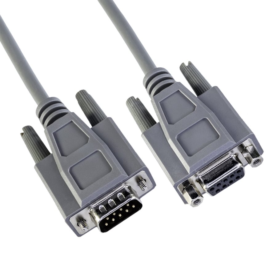 Amphenol CS-DSNULW29MF-005 DB9 Male to DB9 Female Null Modem Cable ...