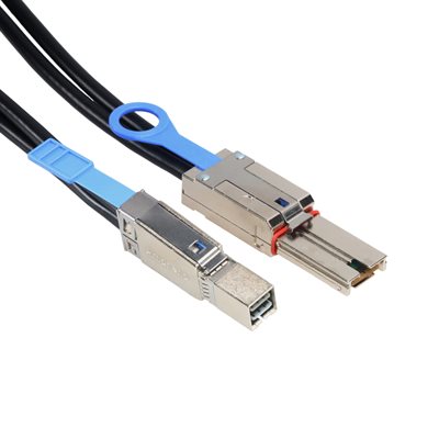 Amphenol CS-SASMINIHD2-002 2m (6.6') External 4x HD Mini-SAS Cable - 4x ...