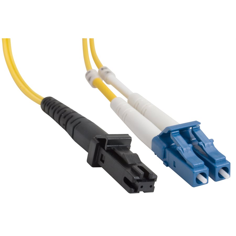 LC-MTRJ Duplex Single-Mode 9 / 125 Fiber Optic Patch Cable (OFNR Riser ...